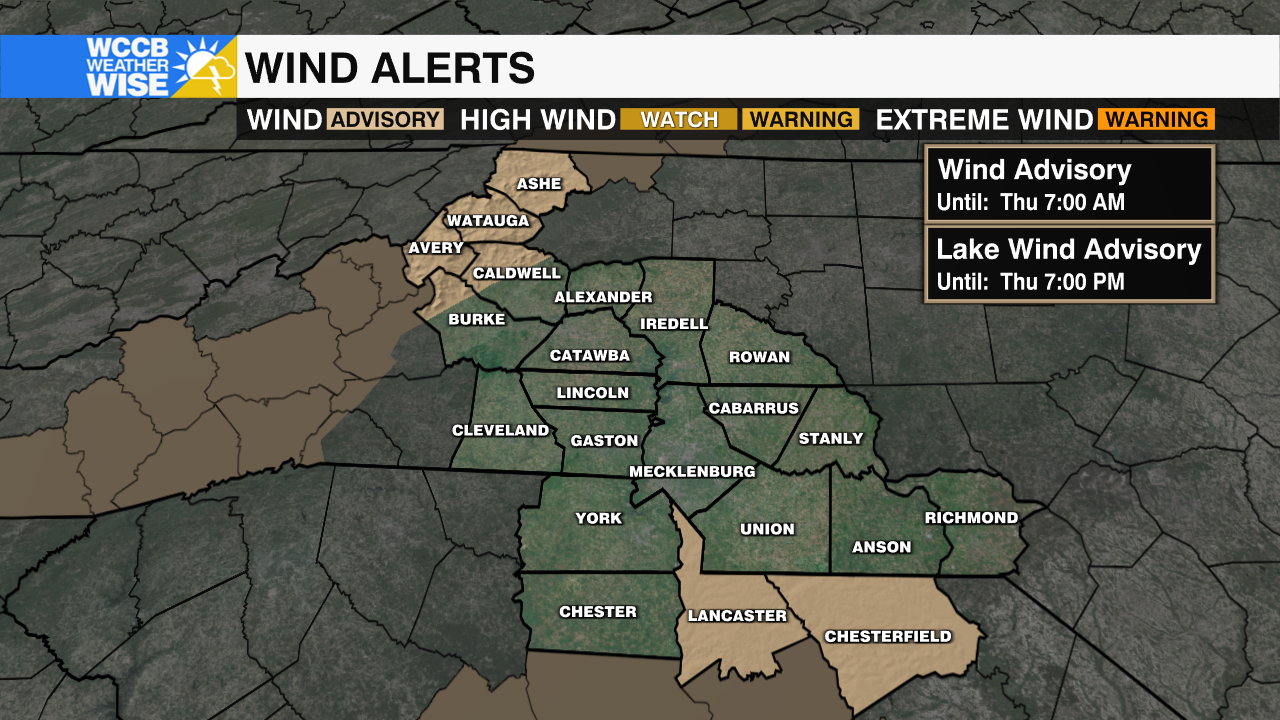 Wind Alerts - WCCB Charlotte's CW