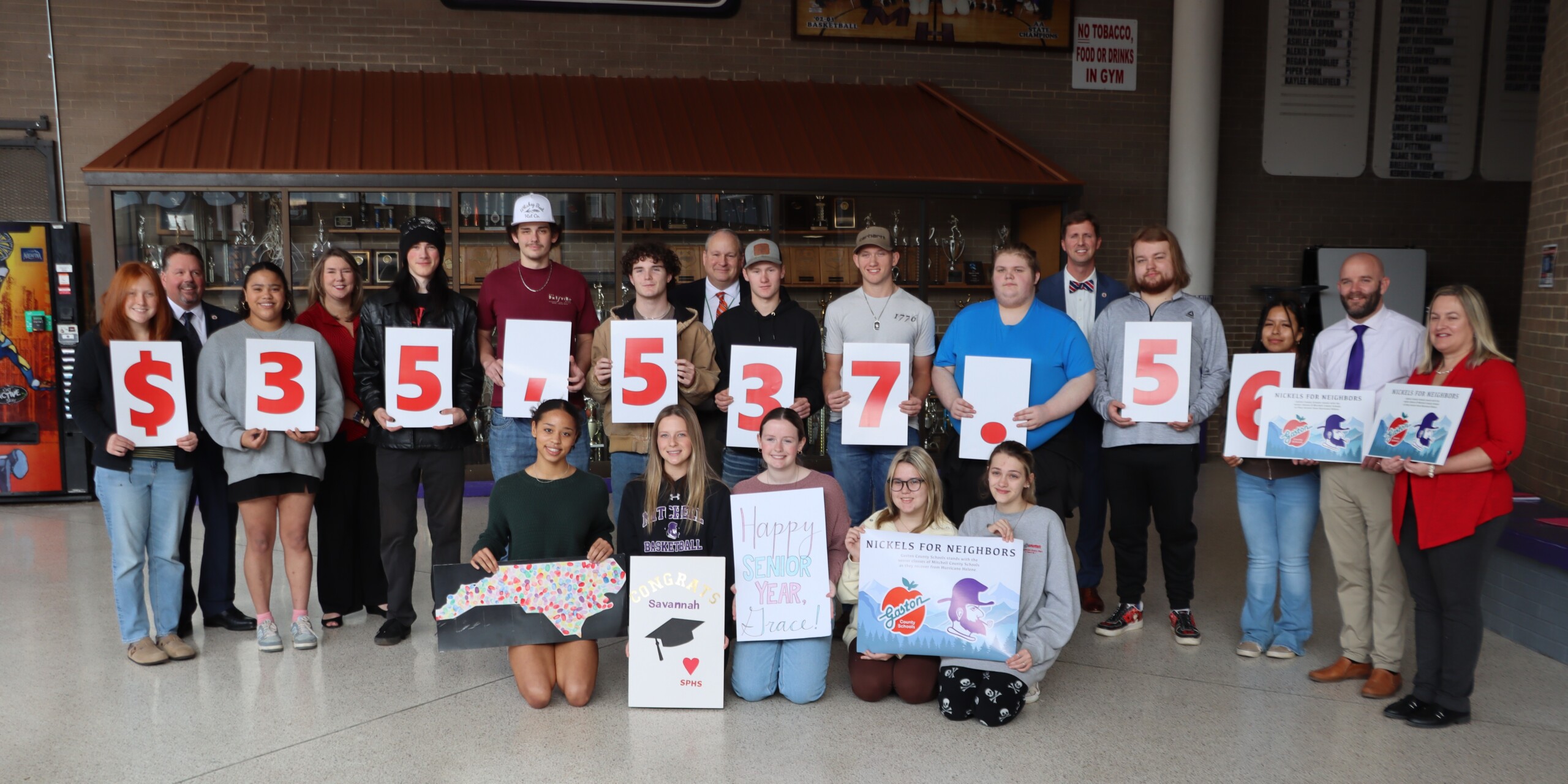 Gaston County students donate over $35,000 to Mitchell County Schools - WCCB Charlotte