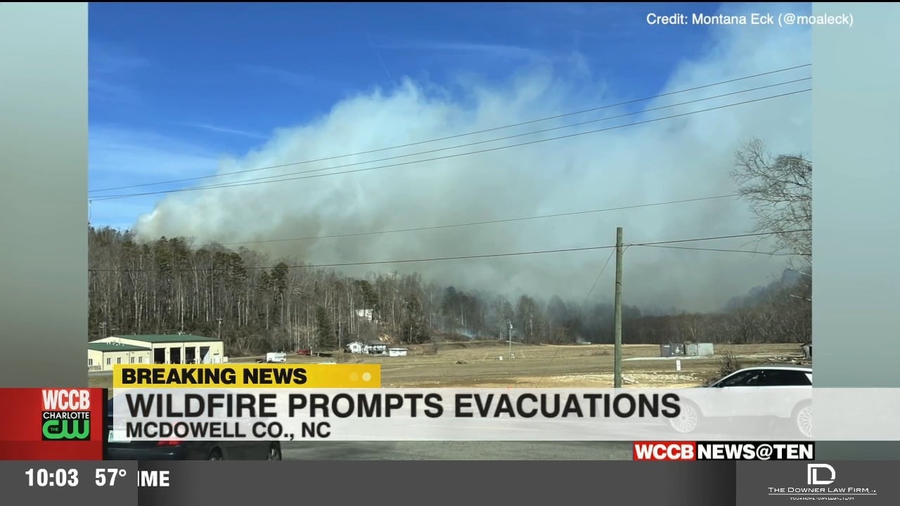 Crooked Creek Fire prompts evacuations in Western North Carolina - WCCB Charlotte's CW