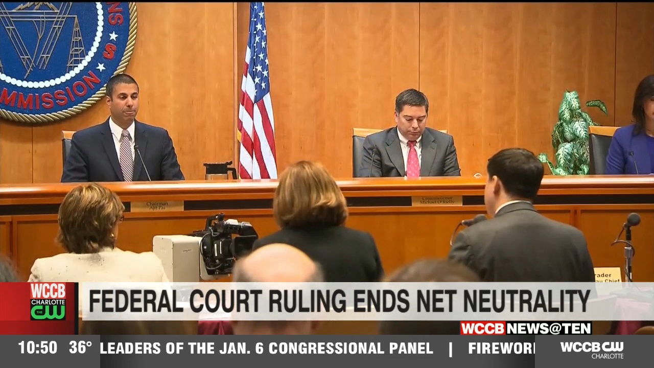Federal Court ruling ends Net Neutrality - WCCB Charlotte