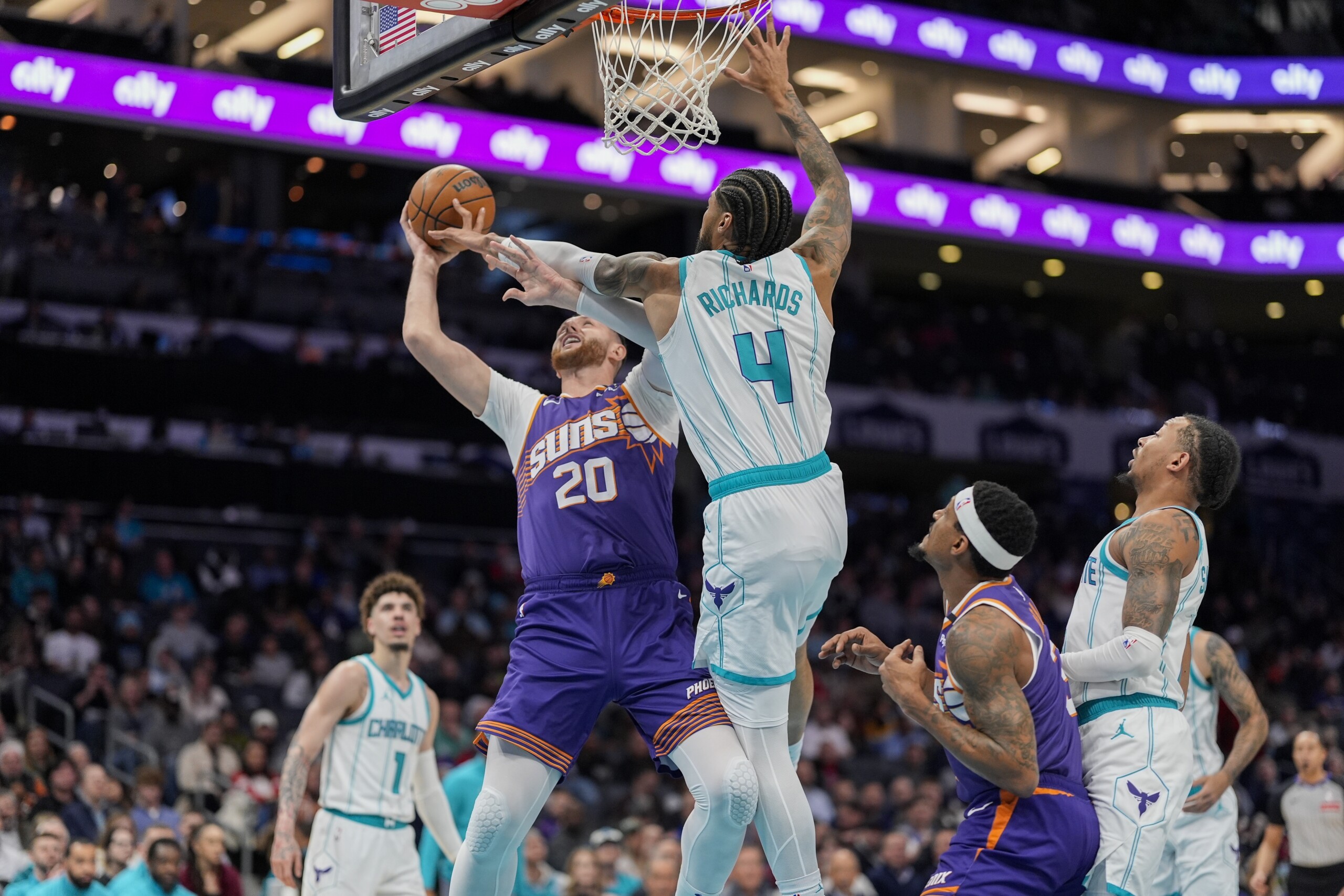 Hornets get Jusuf Nurkic and 1st-round pick from Suns for Cody Martin ...