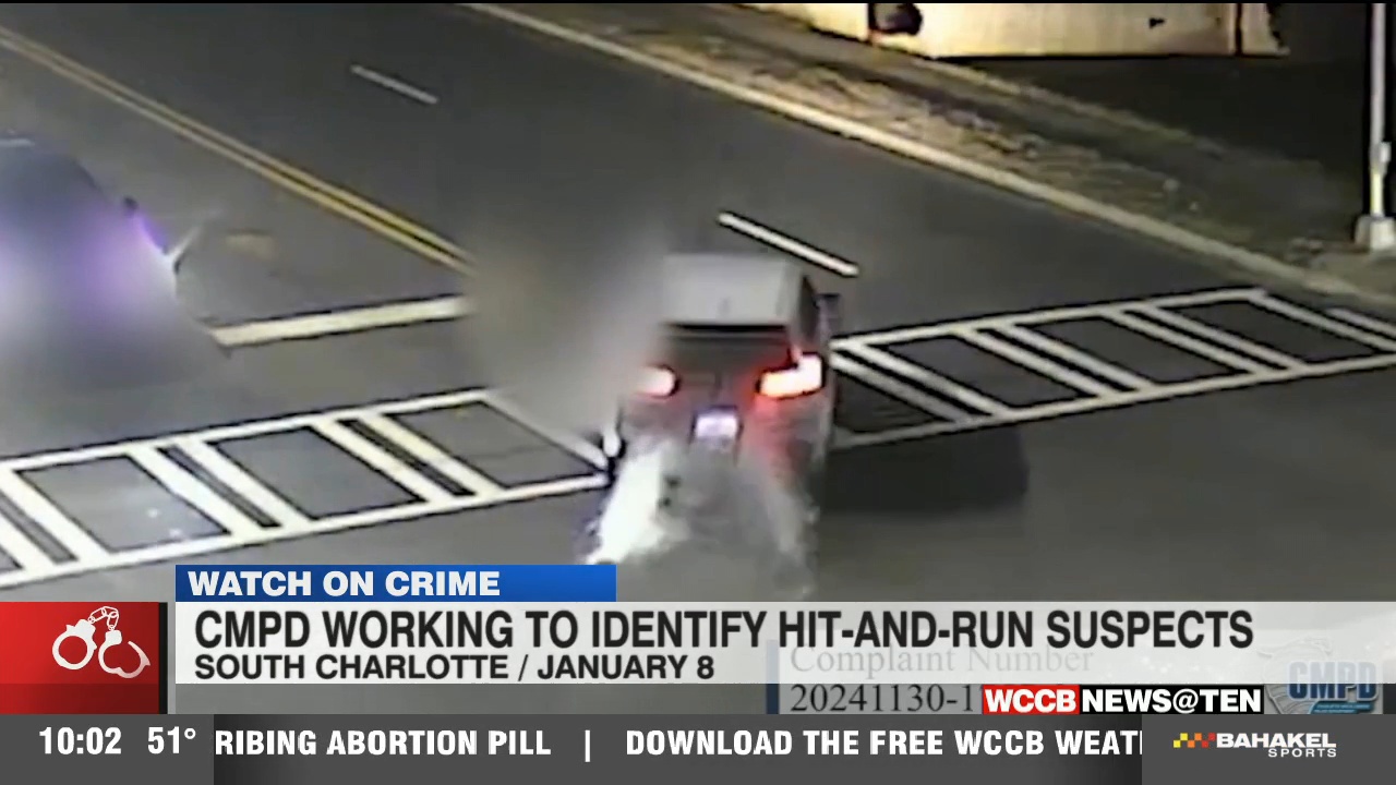 CMPD working to identify hit-and-run suspects - WCCB Charlotte