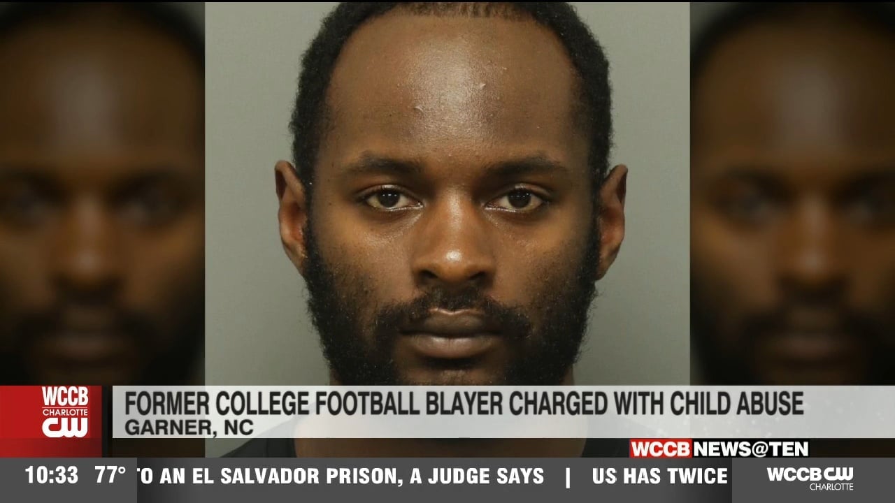 Former college football player charged with child abuse - WCCB ...