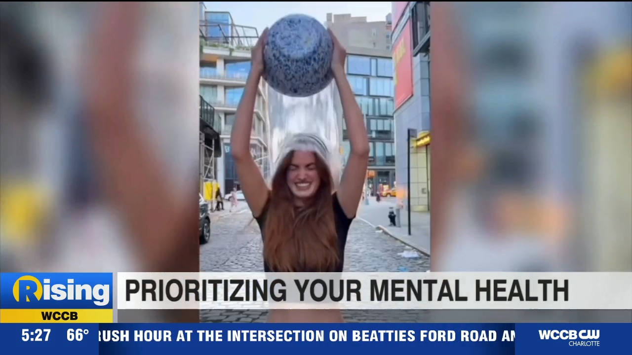 Ice bucket challenge makes comeback for mental health - WCCB Charlotte