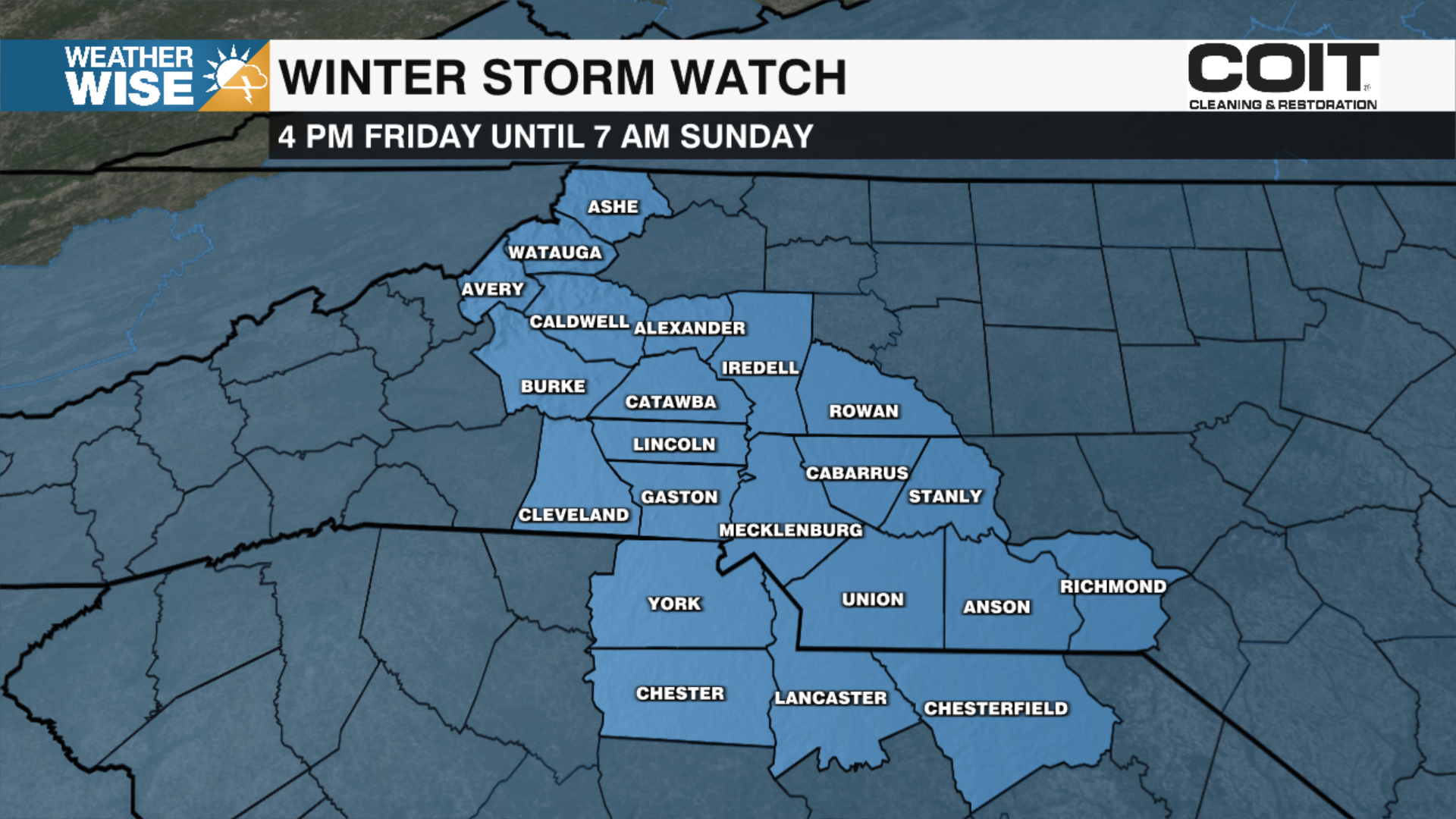 Winter Storm Watch - WCCB Charlotte