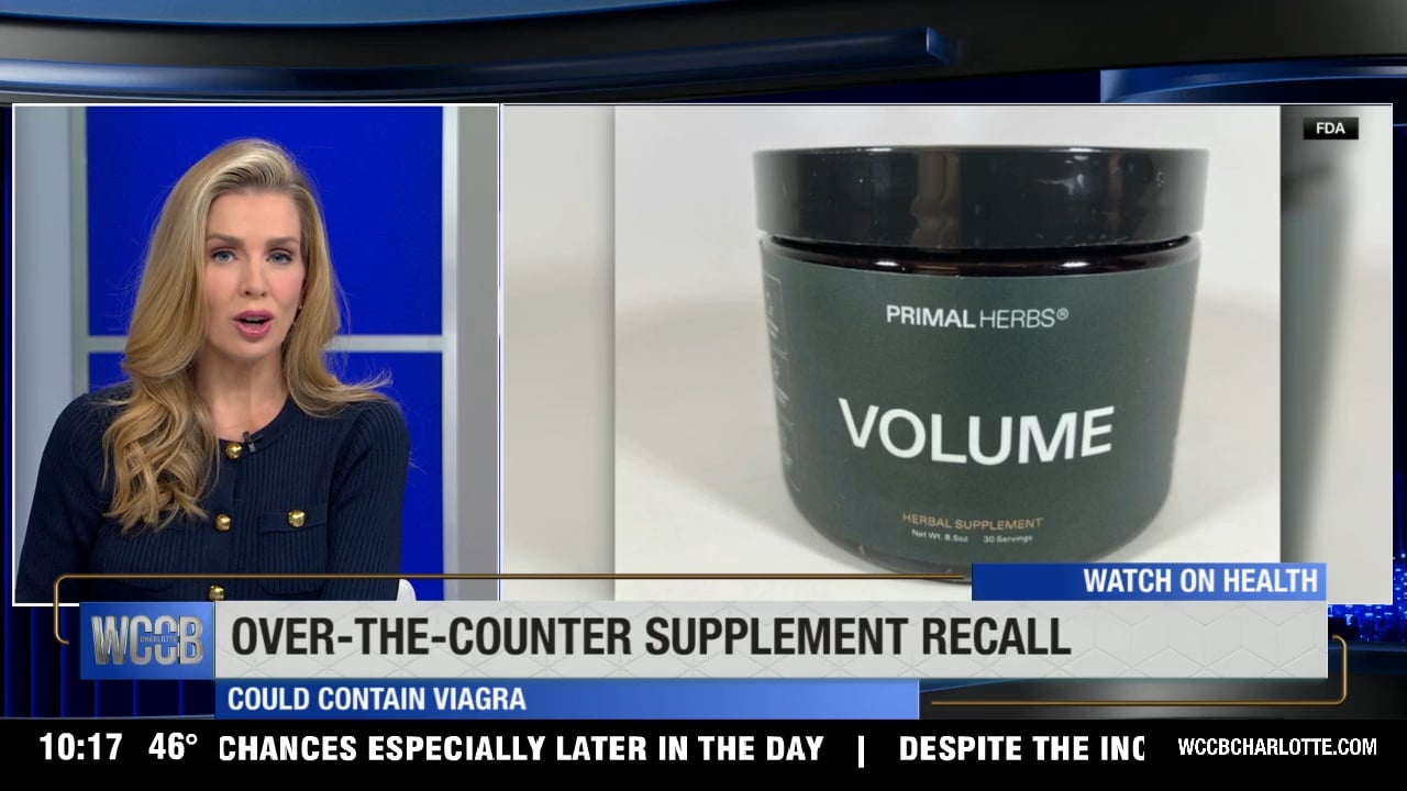 Herbal supplement recall - WCCB Charlotte