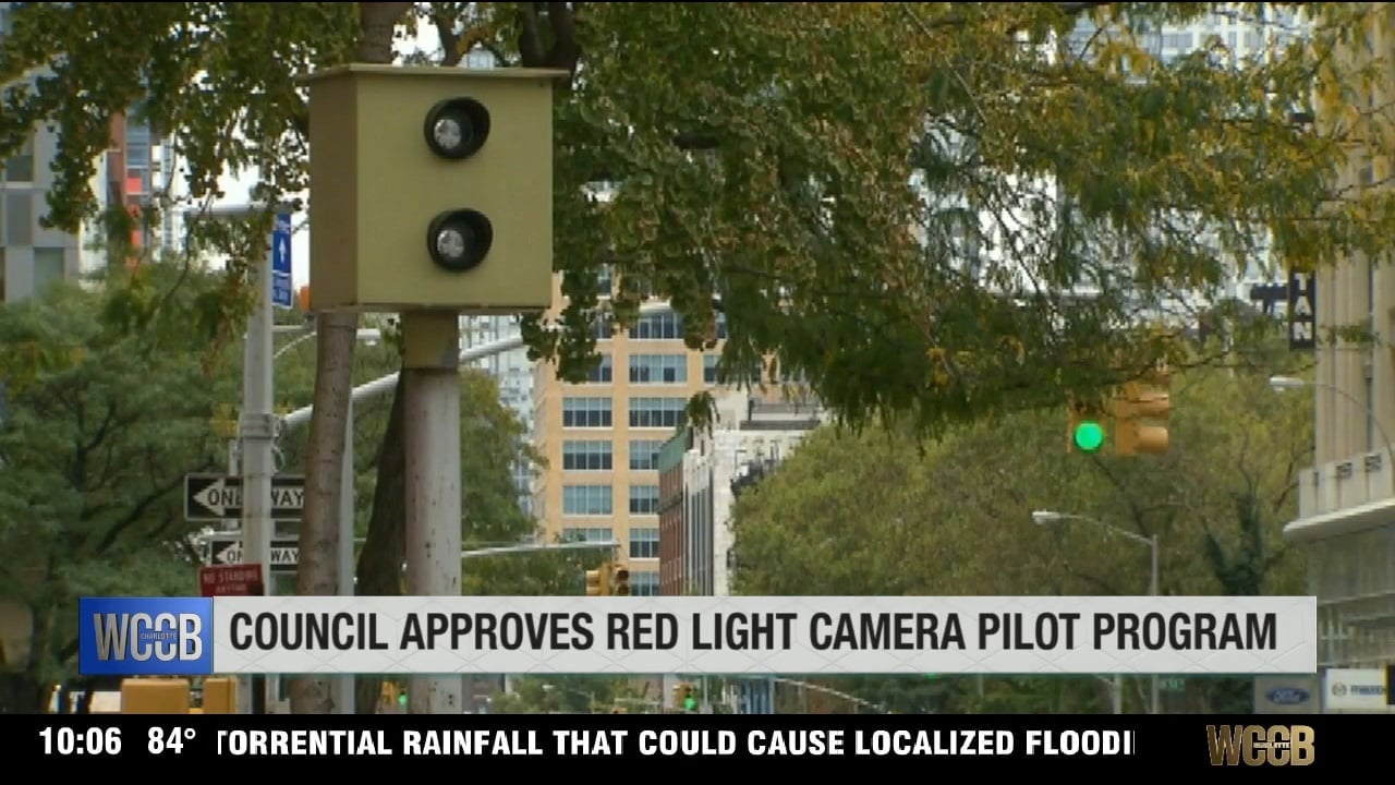 Council approved red light camera pilot program - WCCB Charlotte