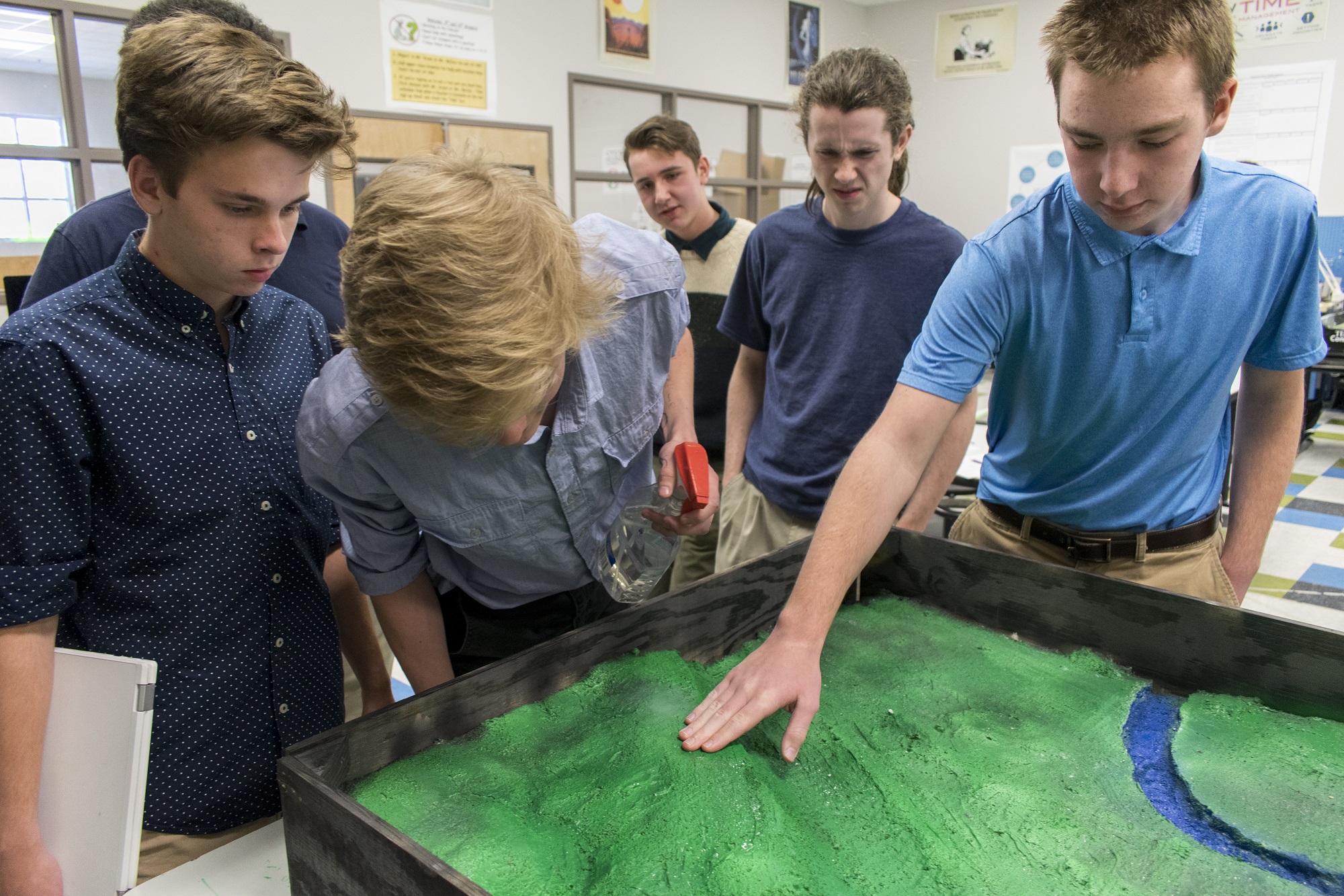 STEM School Students Model Aquatic Pollution in 3-D - WDEF