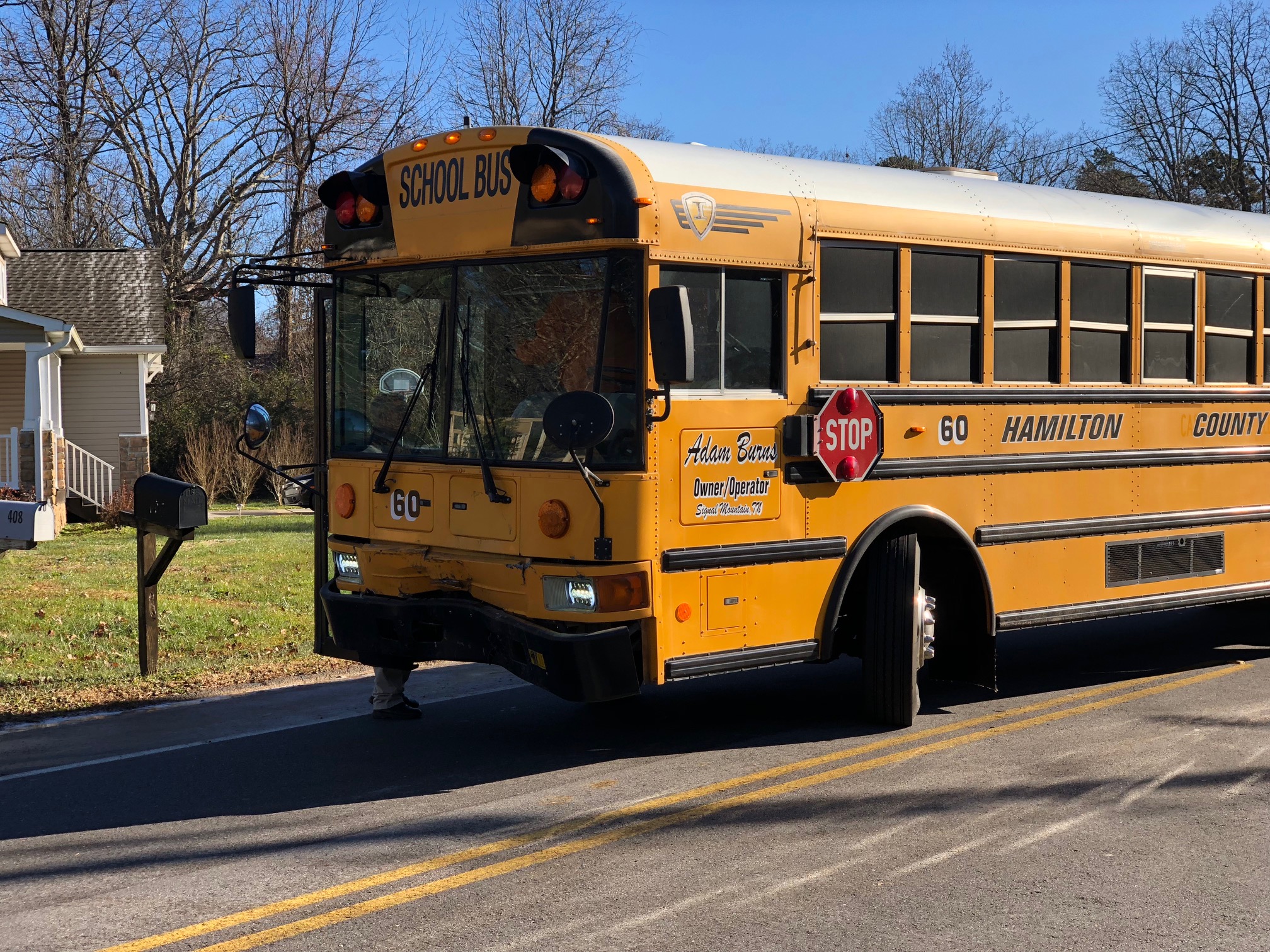 Hamilton County School Bus Hit By SUV - WDEF