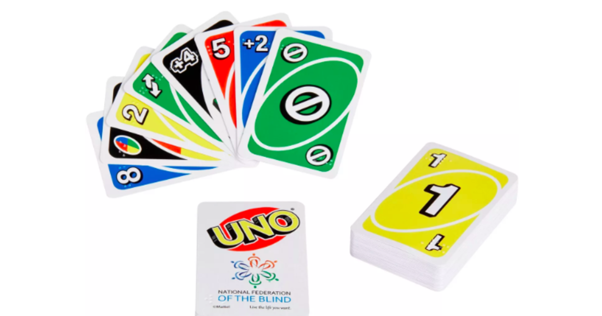 Mattel debuts first official Braille deck of UNO cards - WDEF