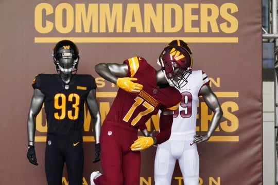 Washington's NFL team unveils new name as Commanders - WDEF