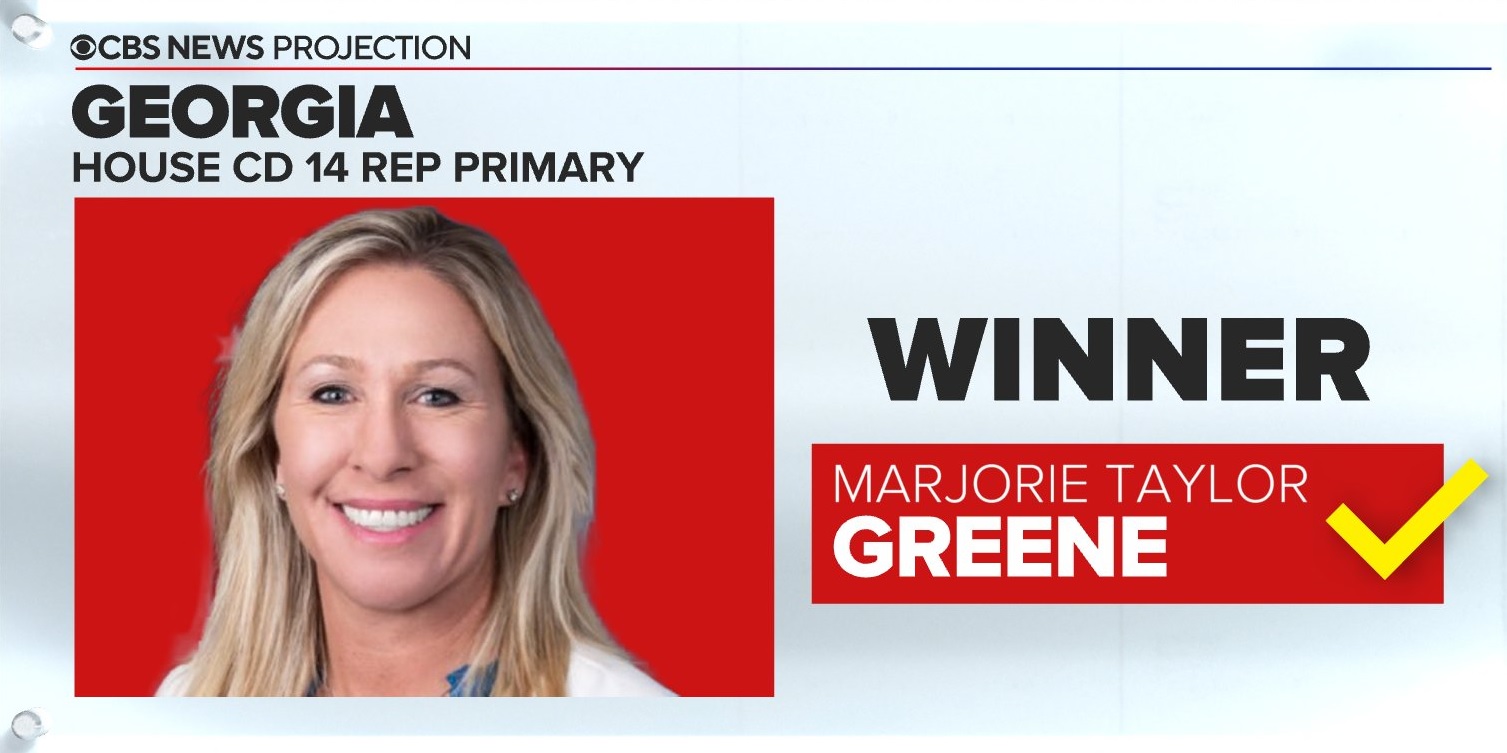 US Rep. Marjorie Taylor Greene wins GOP primary in Georgia - WDEF