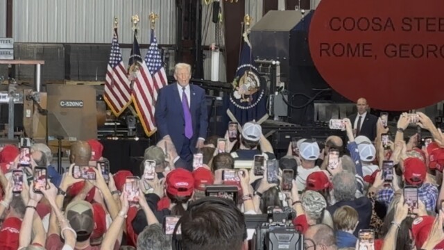 President Trump endorses Fuller in Rome visit, talks other Georgia ...