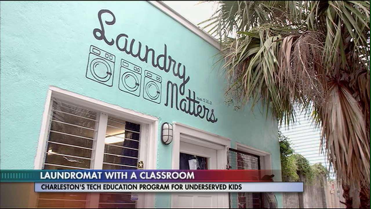 Laundromat with a classroom: teaching kids how to code in Charleston - WFXB