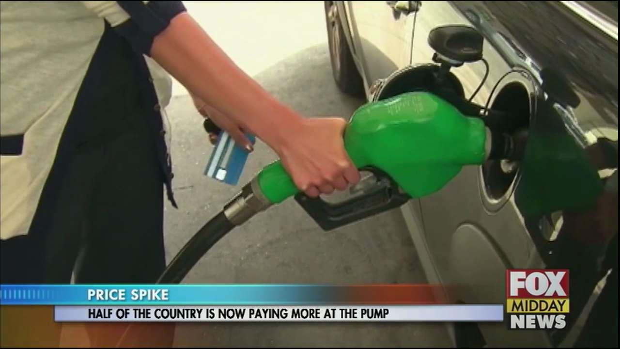 Gas Price Spike in 25 States - WFXB