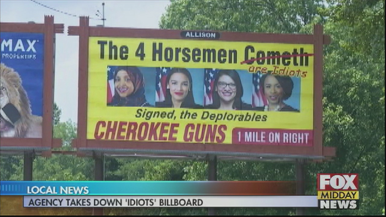Controversial N C Billboard Gets Taken Down Wfxb