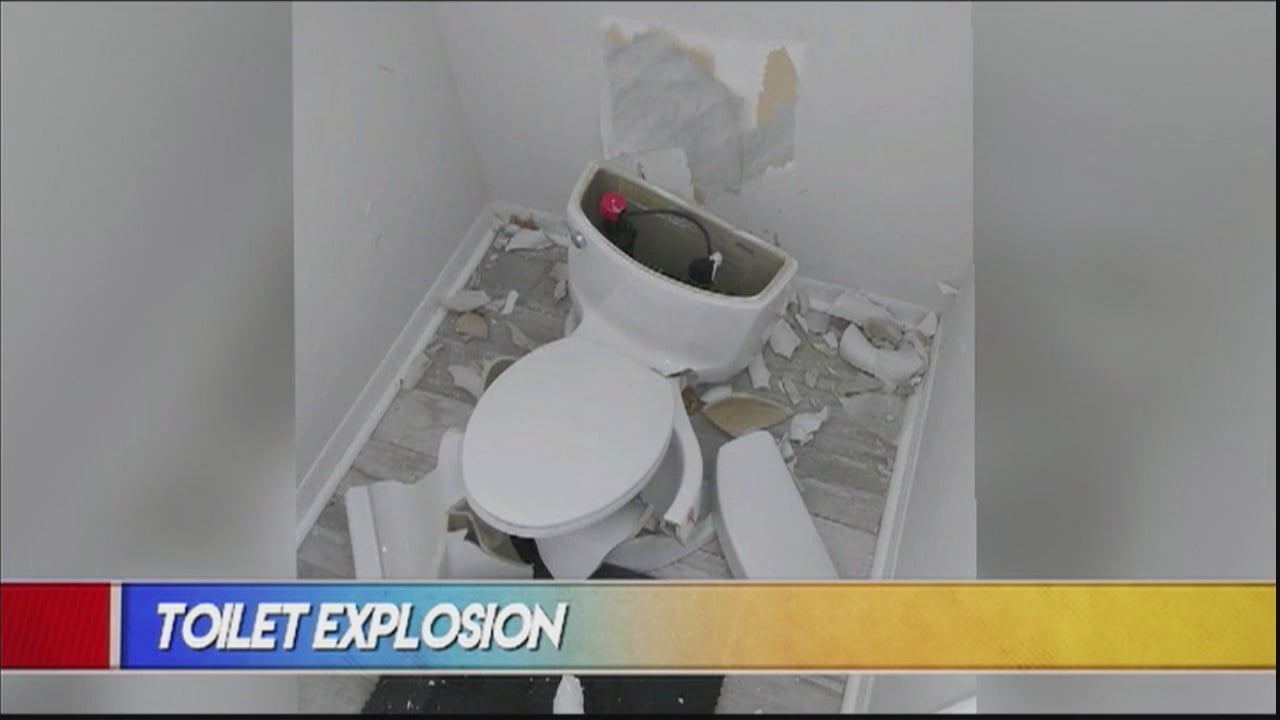Toilet Explosion - WFXB