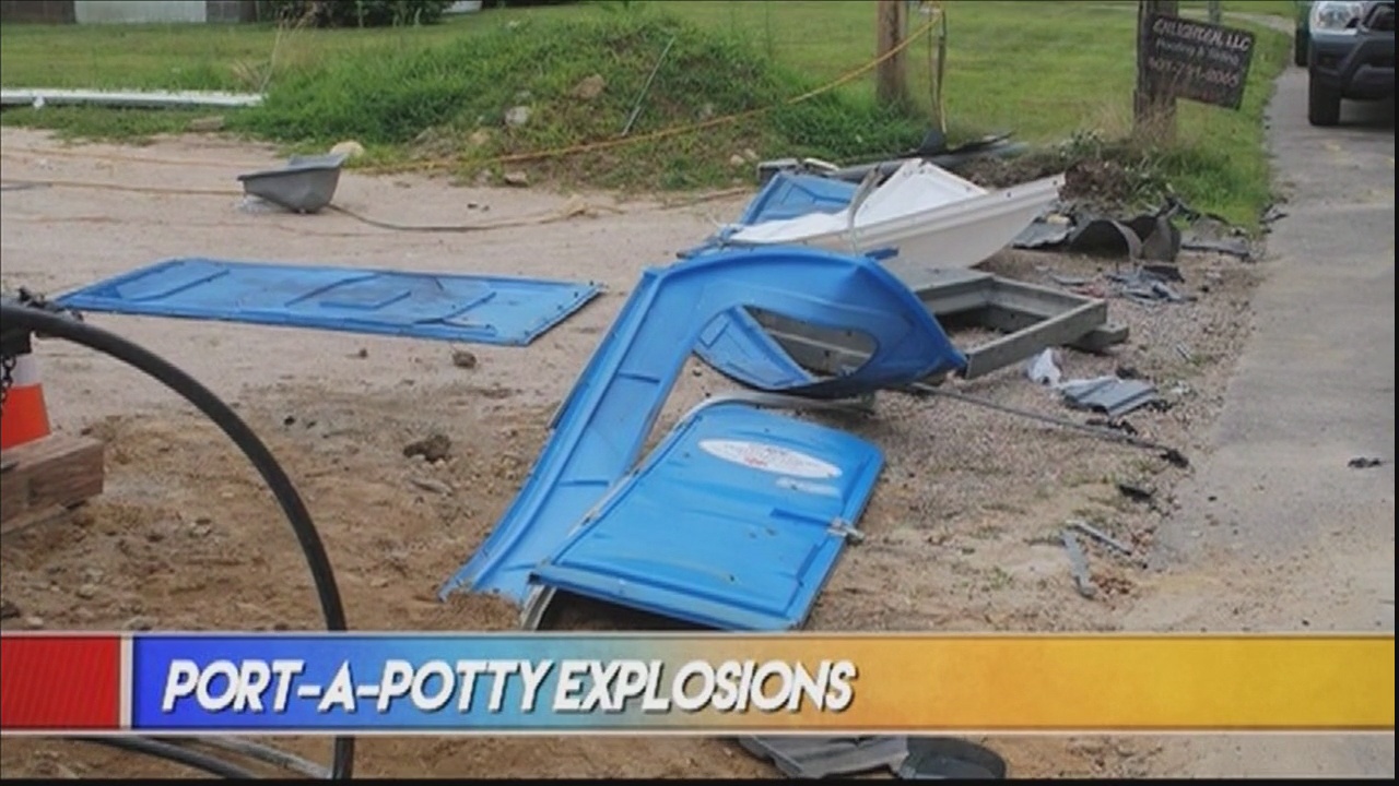 Port-A-Potty Explosion - WFXB