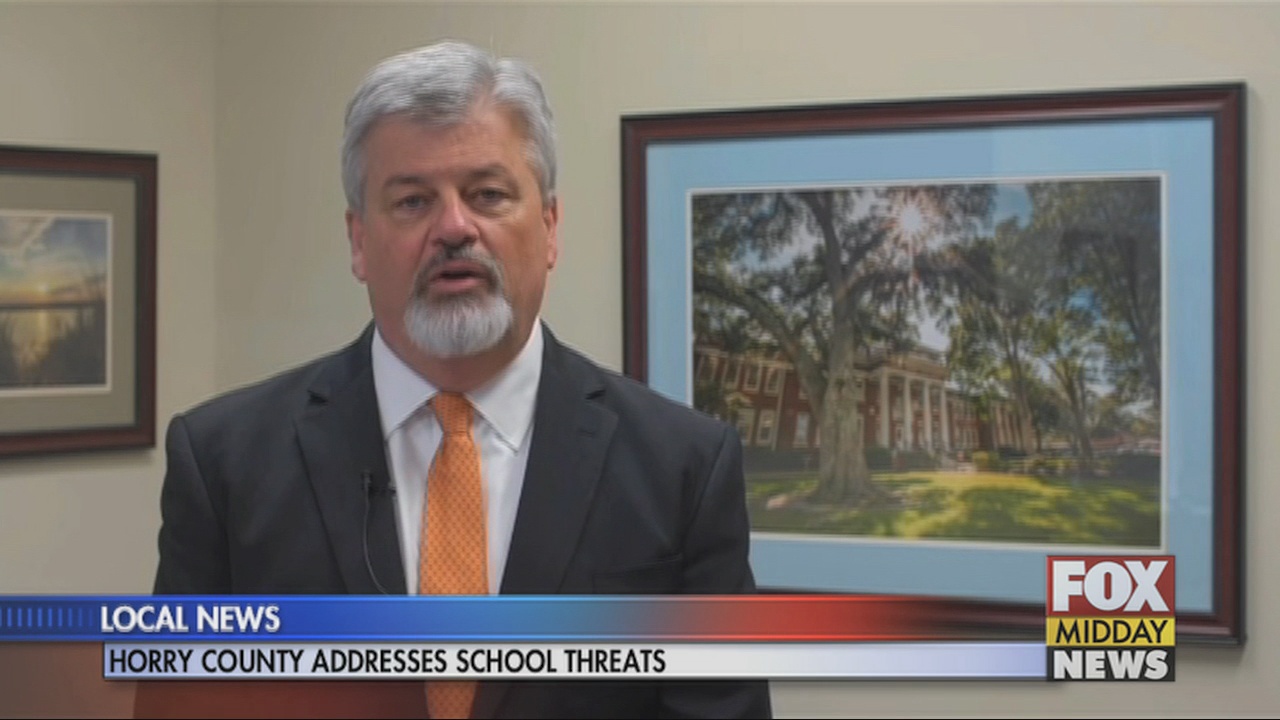 Horry County Superintendent Addresses School Threats - WFXB