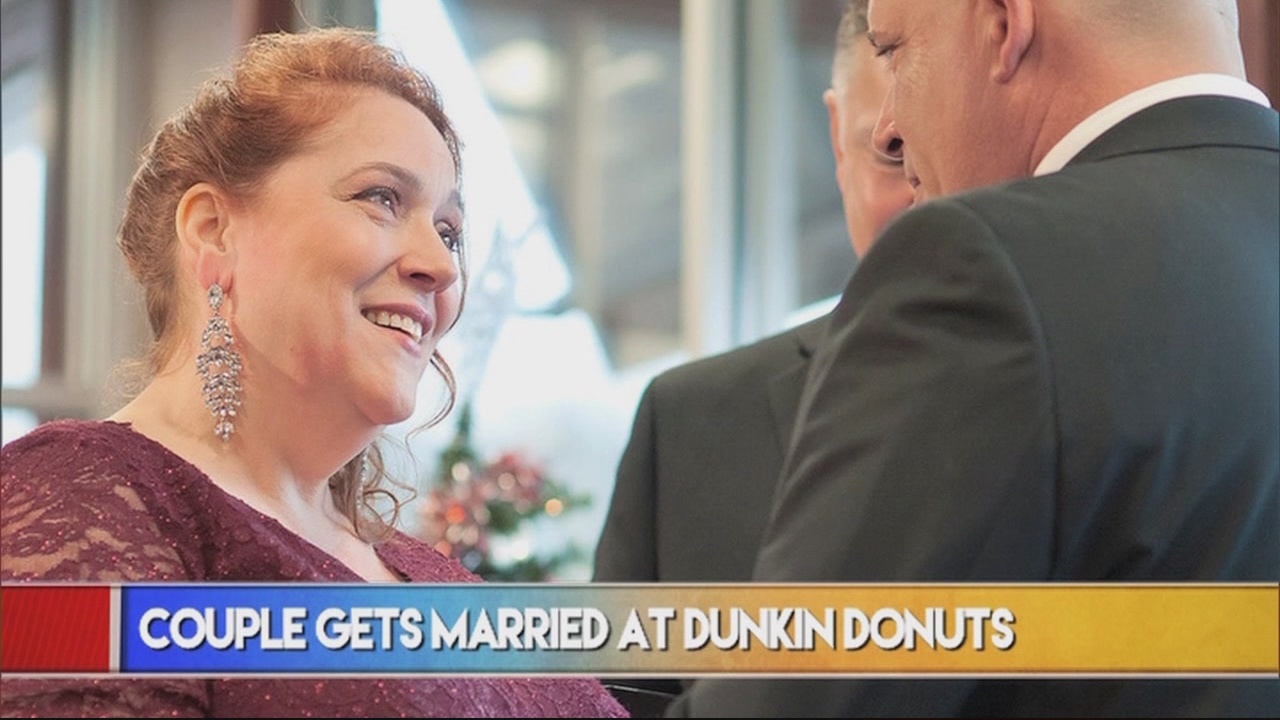 Couple Gets Married at Dunkin - WFXB