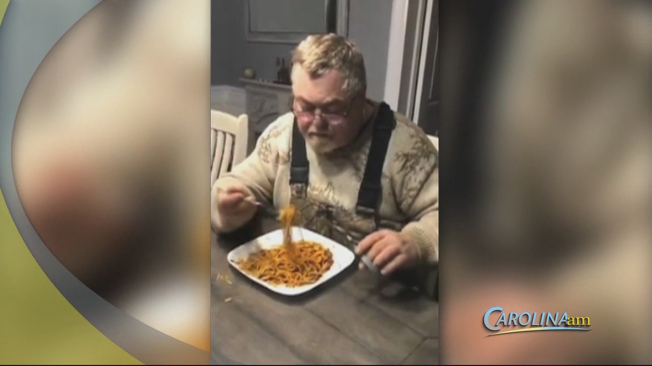 Man's Spaghetti Eating Hack Goes Viral - WFXB