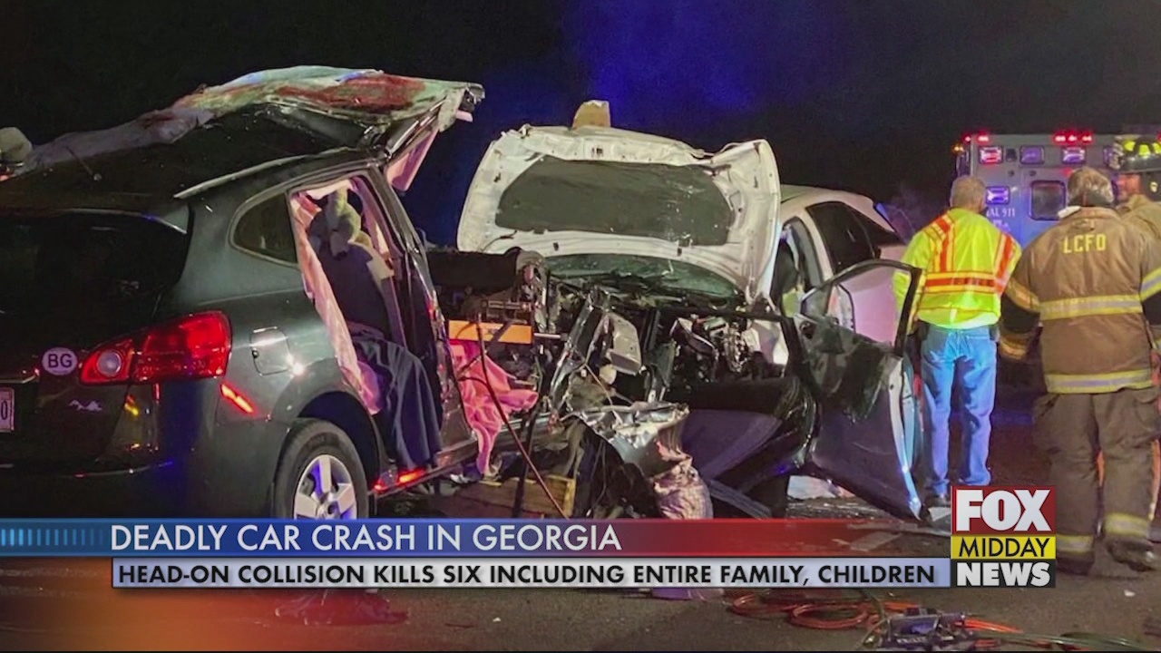 Head-On Collision in Georgia Kills Entire Family, Young Children - WFXB