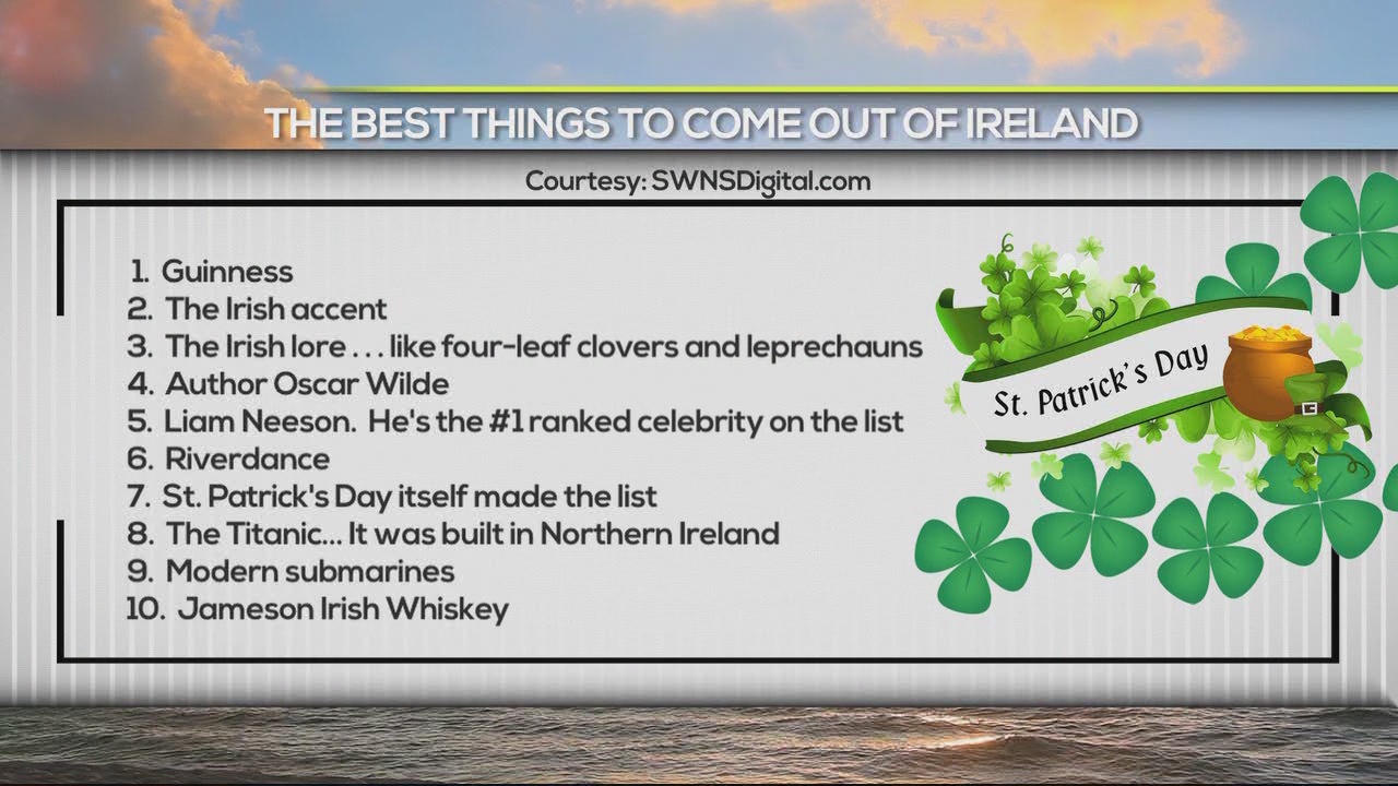 Happy St. Patrick's Day! Here Are People's Favorite Irish Things - WFXB