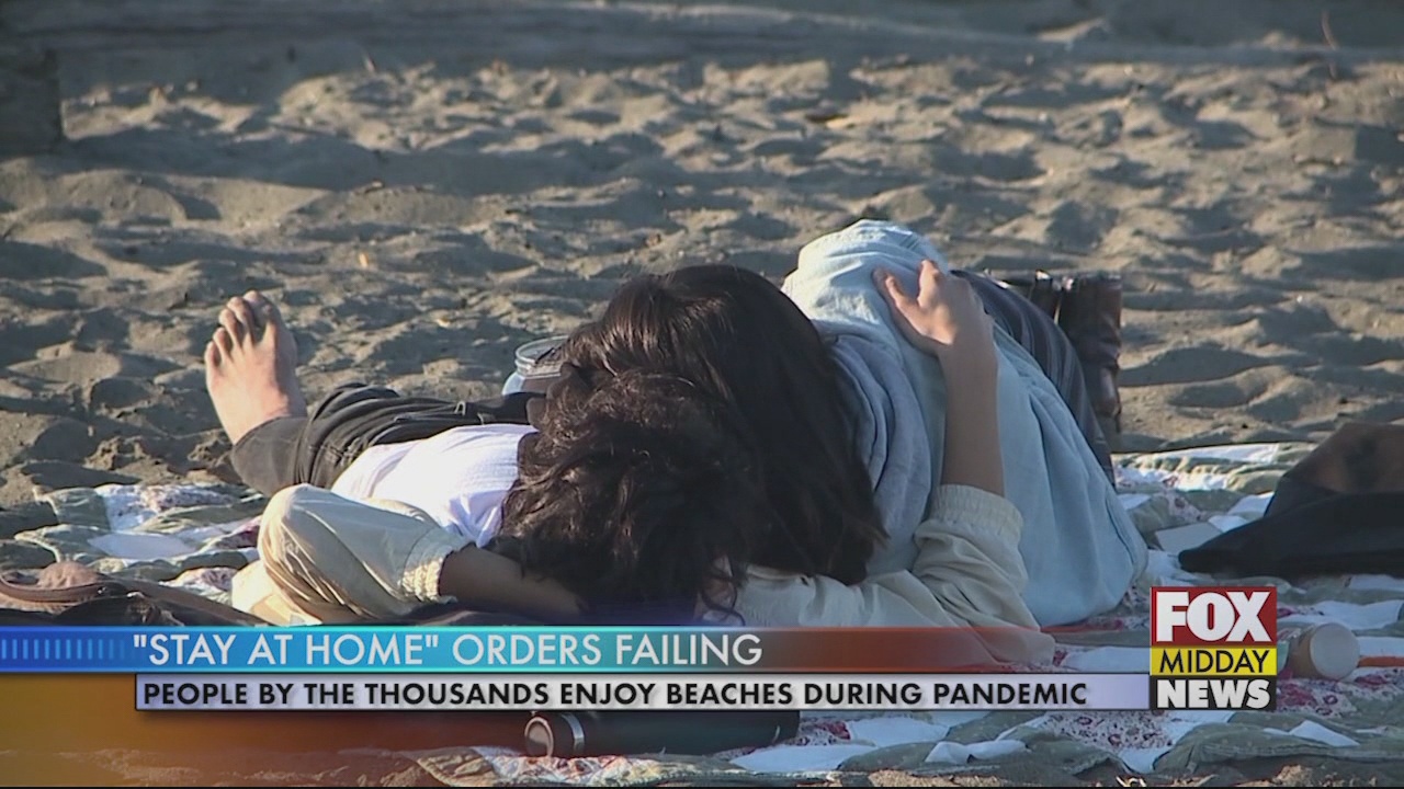 People Going Out Despite "Stay at Home" Orders - WFXB