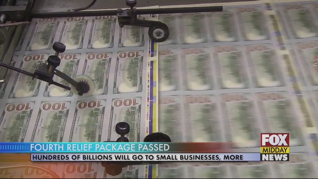 Senate Agrees to Fourth Stimulus Relief Package - WFXB