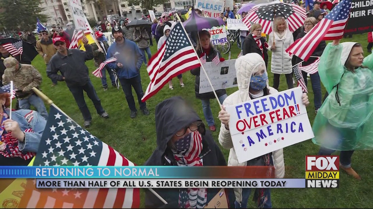 More Than Half of All U.S. States Officially Begin Reopening Today - WFXB
