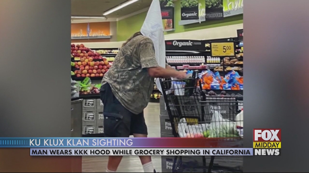 Man Seen Wearing Ku Klux Klan Hood While Grocery Shopping - WFXB