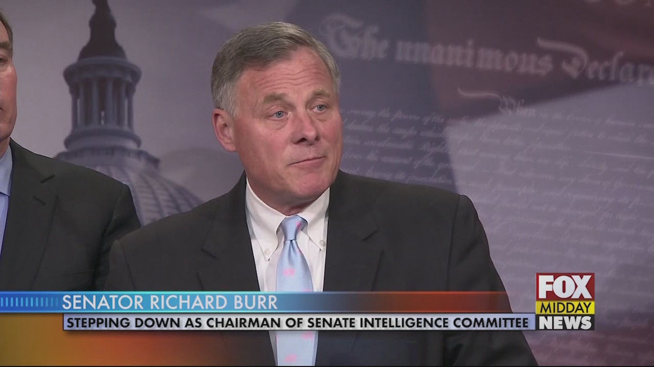 Senator Richard Burr Stepping Down as Chairman of Intelligence ...