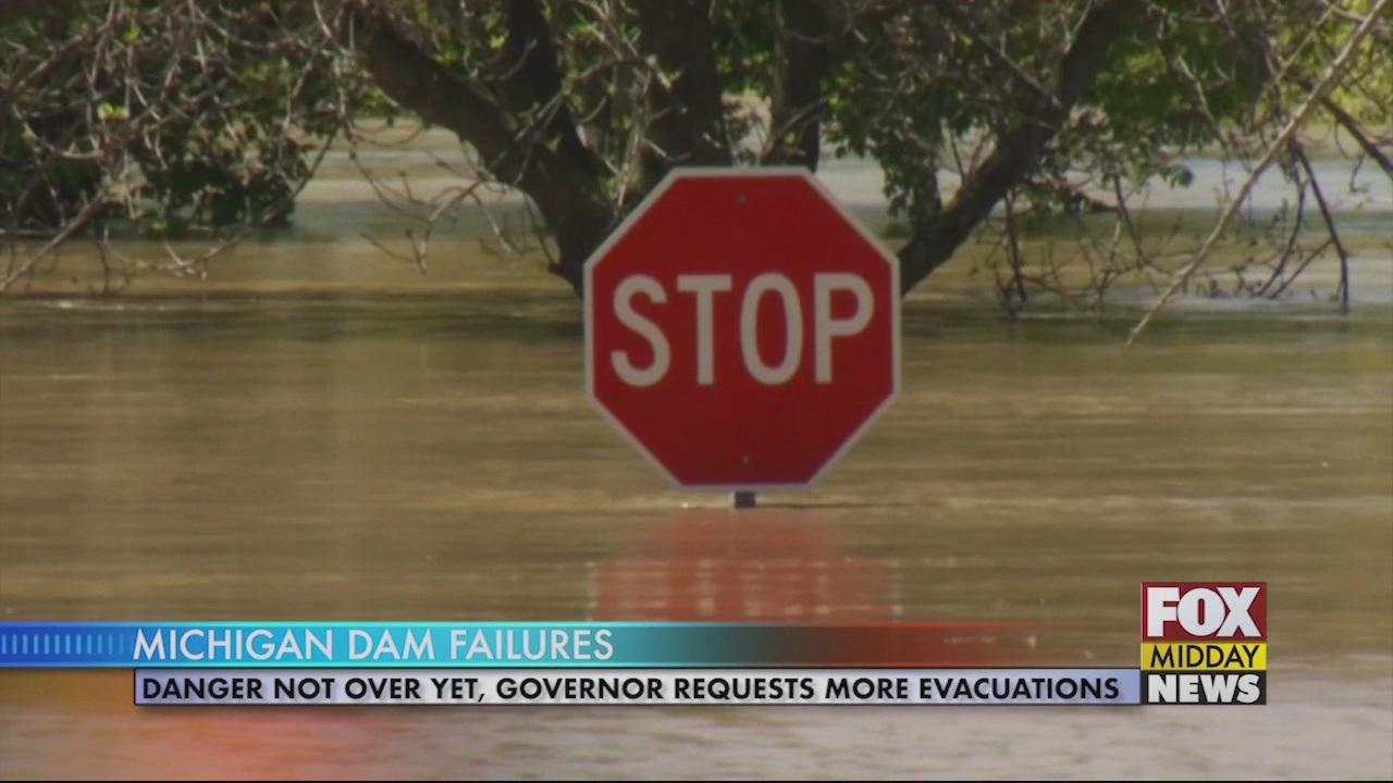 Michigan Governor Says Dam Failure Dangers Still Not Over - WFXB