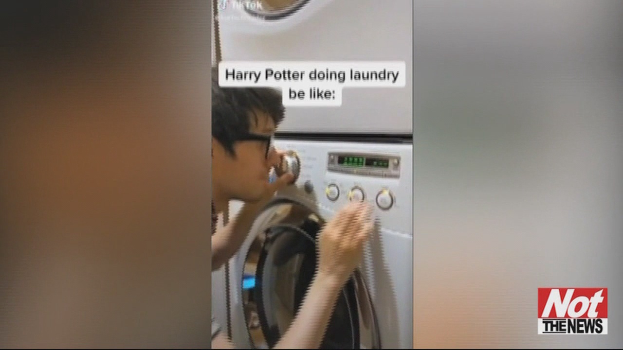 Guys Play Harry Potter Theme Song On Washing Machine - WFXB