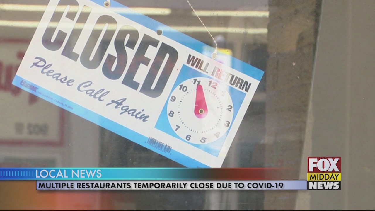 Numerous Restaurants Temporarily Close After Employees Contract COVID ...