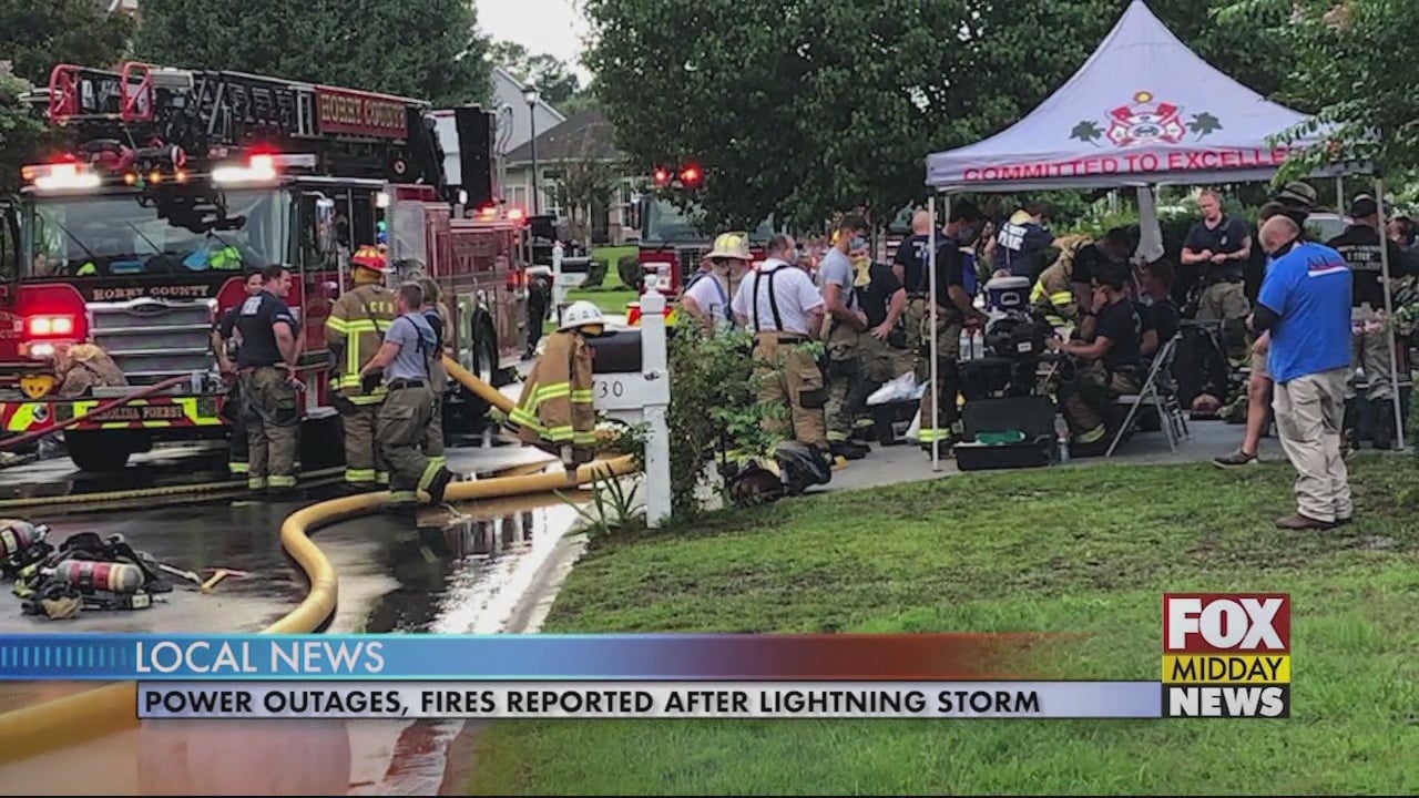 Yesterday's Lightning Storm Caused Power Outages, Fires - WFXB