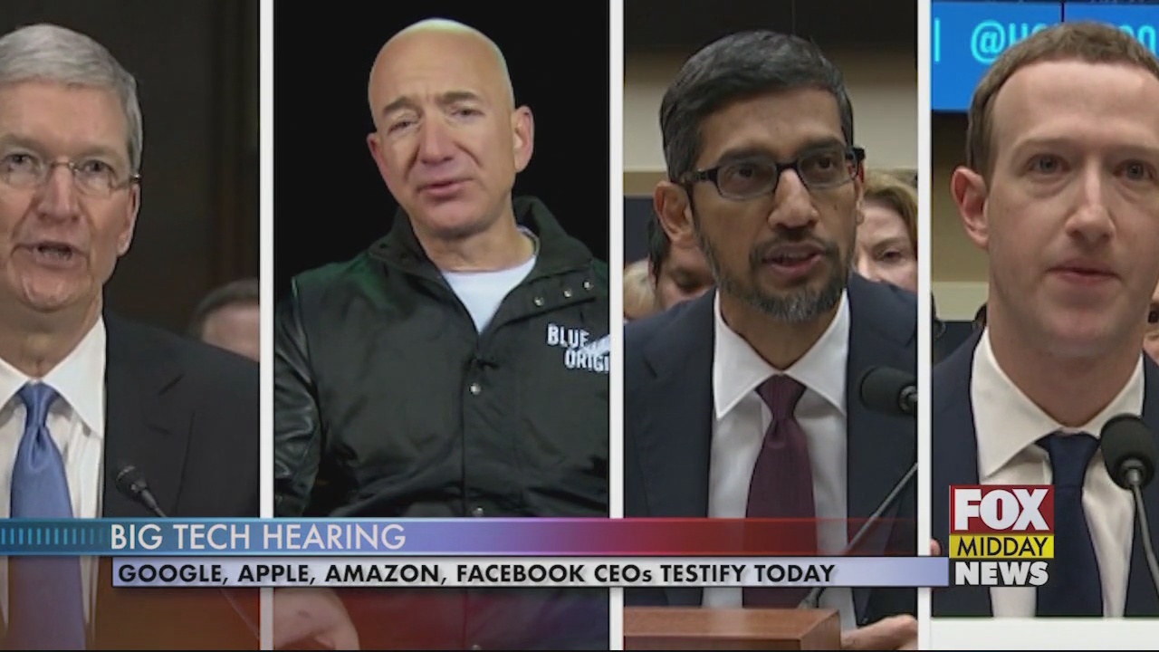 CEOs From Major Tech Giants Testify Before Congress Today - WFXB