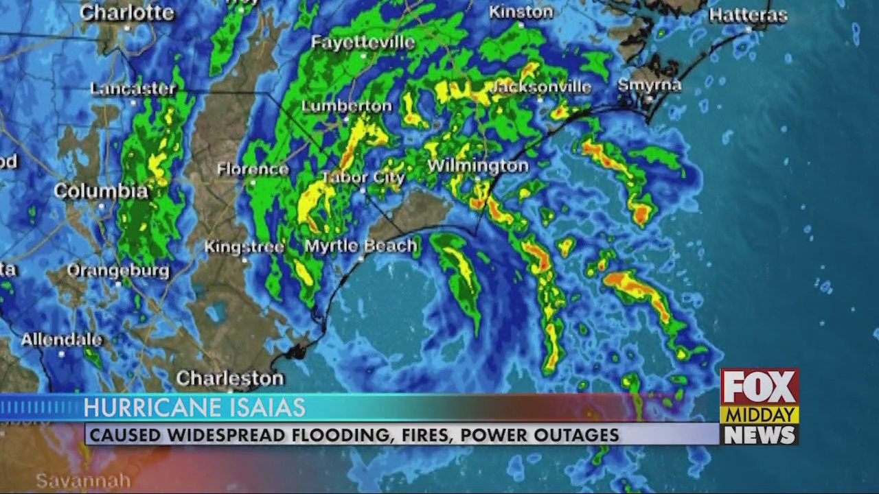 Hurricane Isaias Moves Up East Coast After Making Landfall in Carolinas ...