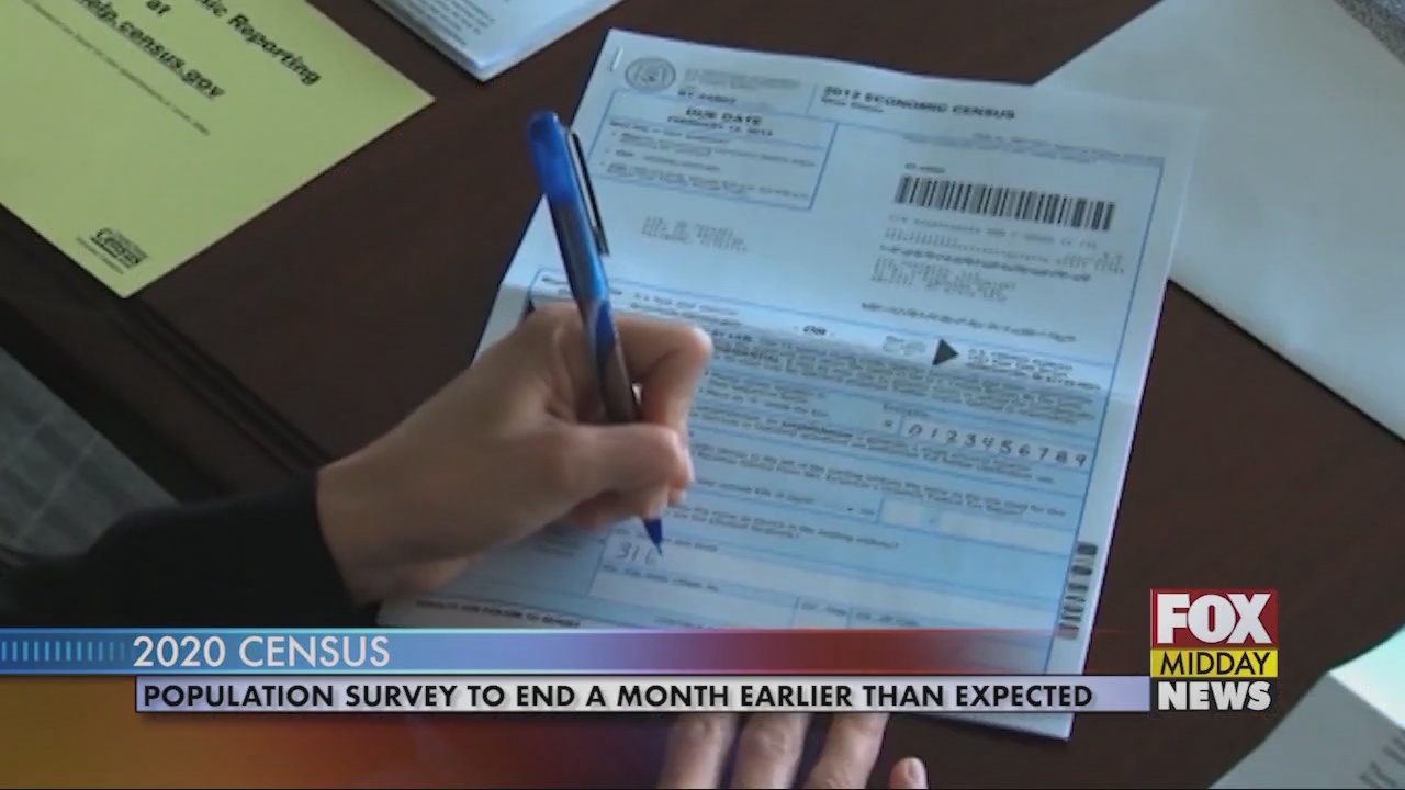 2020 Census Count Ending A Month Earlier Than Anticipated - WFXB