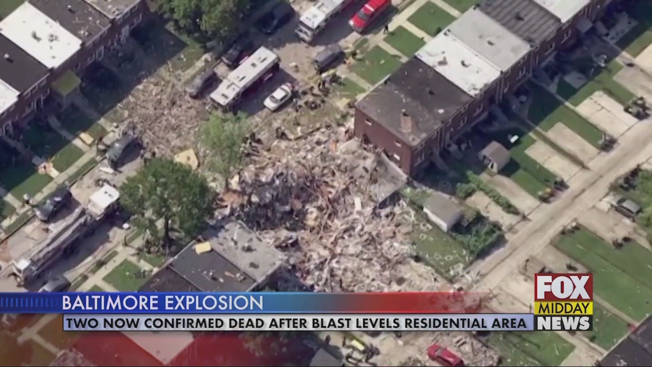 Two Confirmed Dead in Baltimore Natural Gas Explosion - WFXB