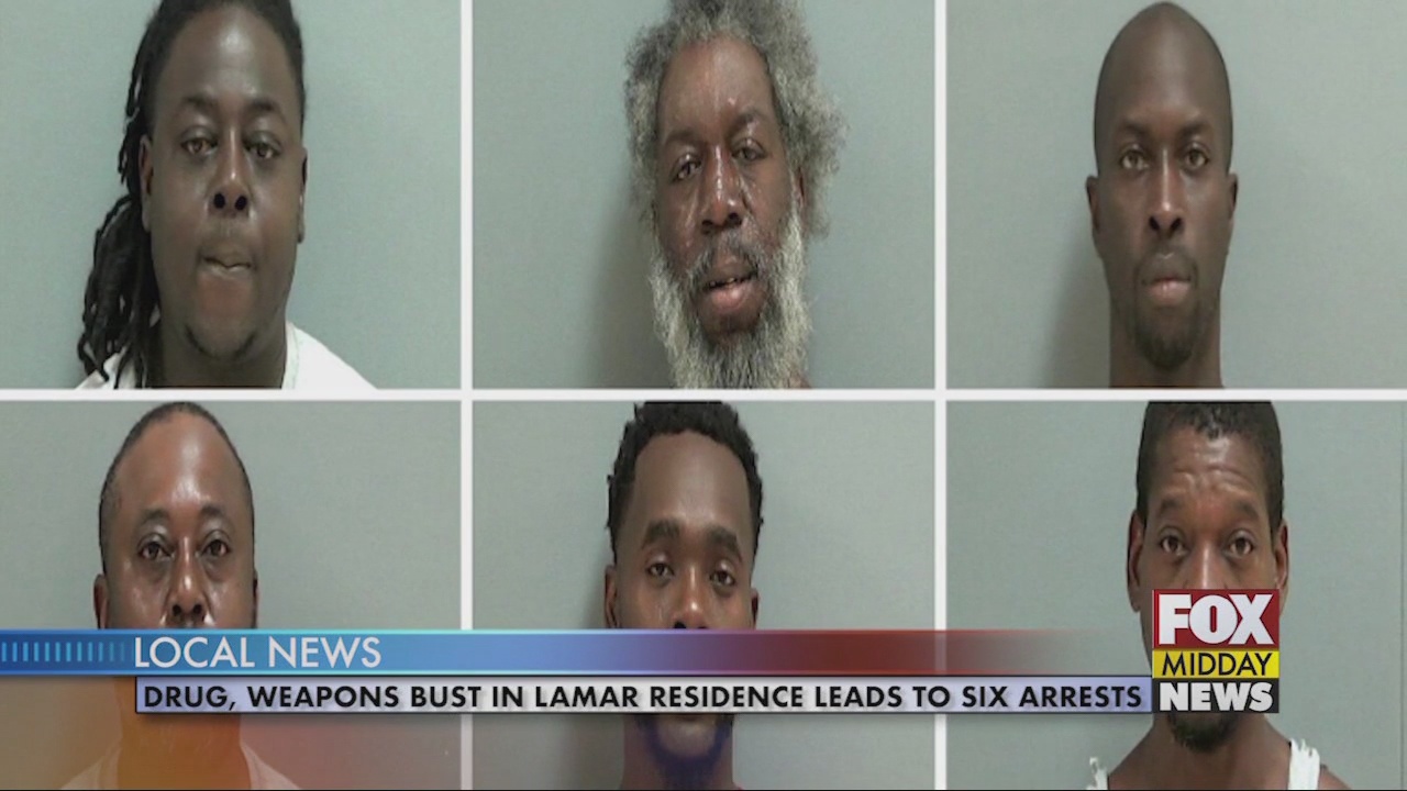 Six Arrested in Connection to Lamar Drug, Weapons Bust - WFXB