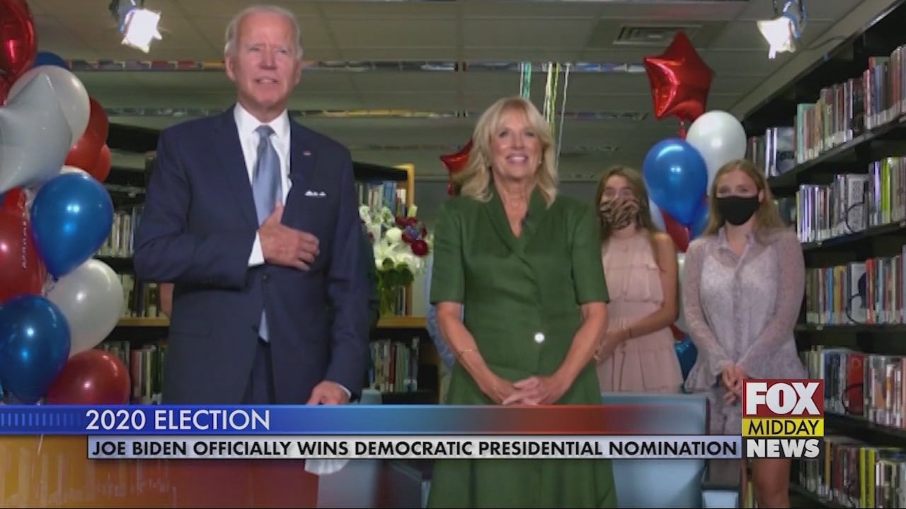 Joe Biden Officially Wins Democratic Presidential Nomination - WFXB
