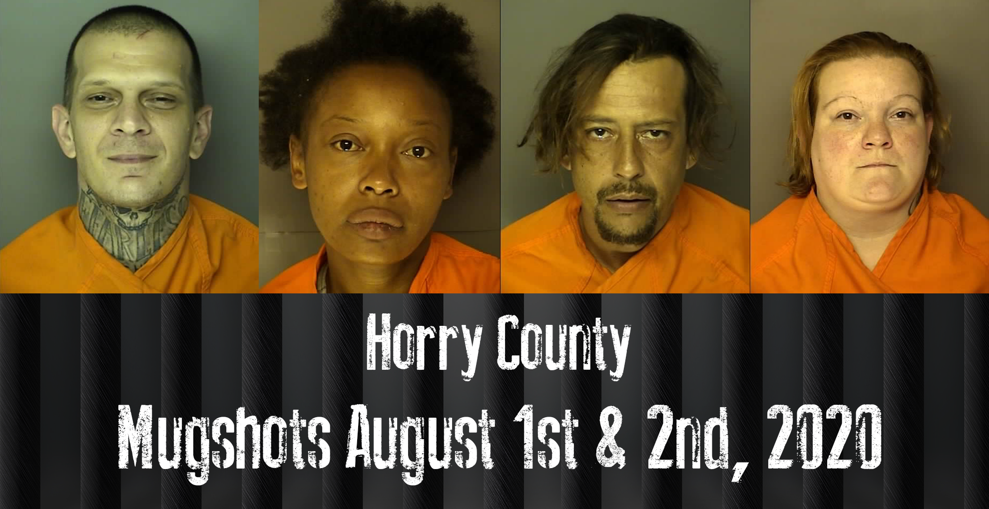 Mugshots August 1st & 2nd, 2020 - WFXB