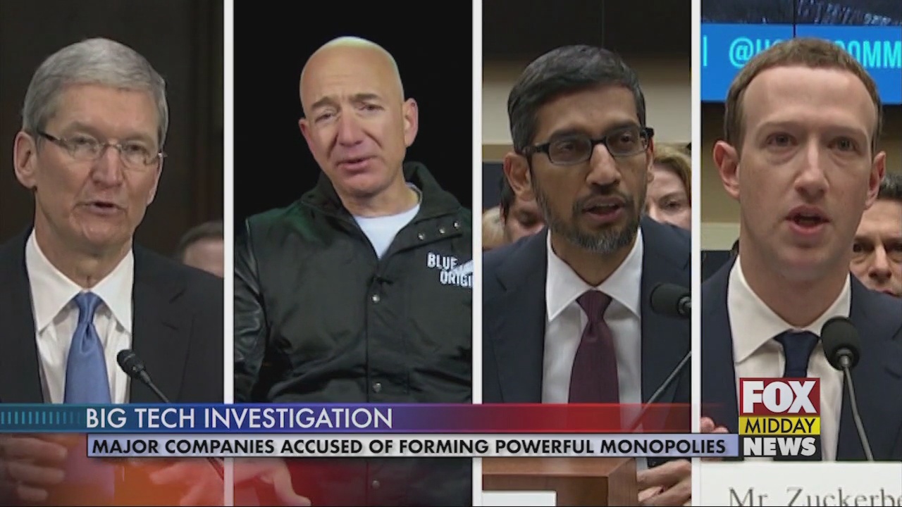 Big Tech Accused of Abusing Monopoly Power Following Congressional ...