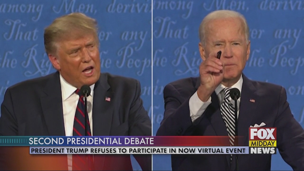 President Trump Refuses to Participate in Now Virtual Second Debate - WFXB