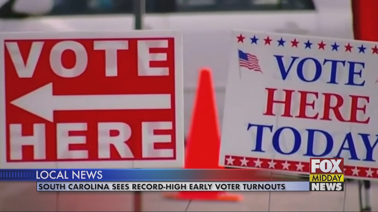 South Carolina Reporting Unprecedented Early Voter Turnouts - WFXB