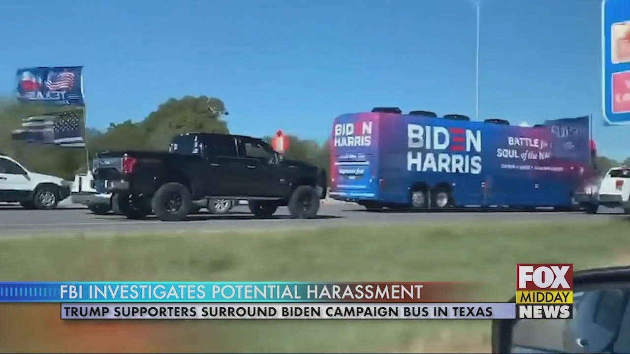 FBI Investigates Possible Harassment of Biden Campaign Bus by Trump ...