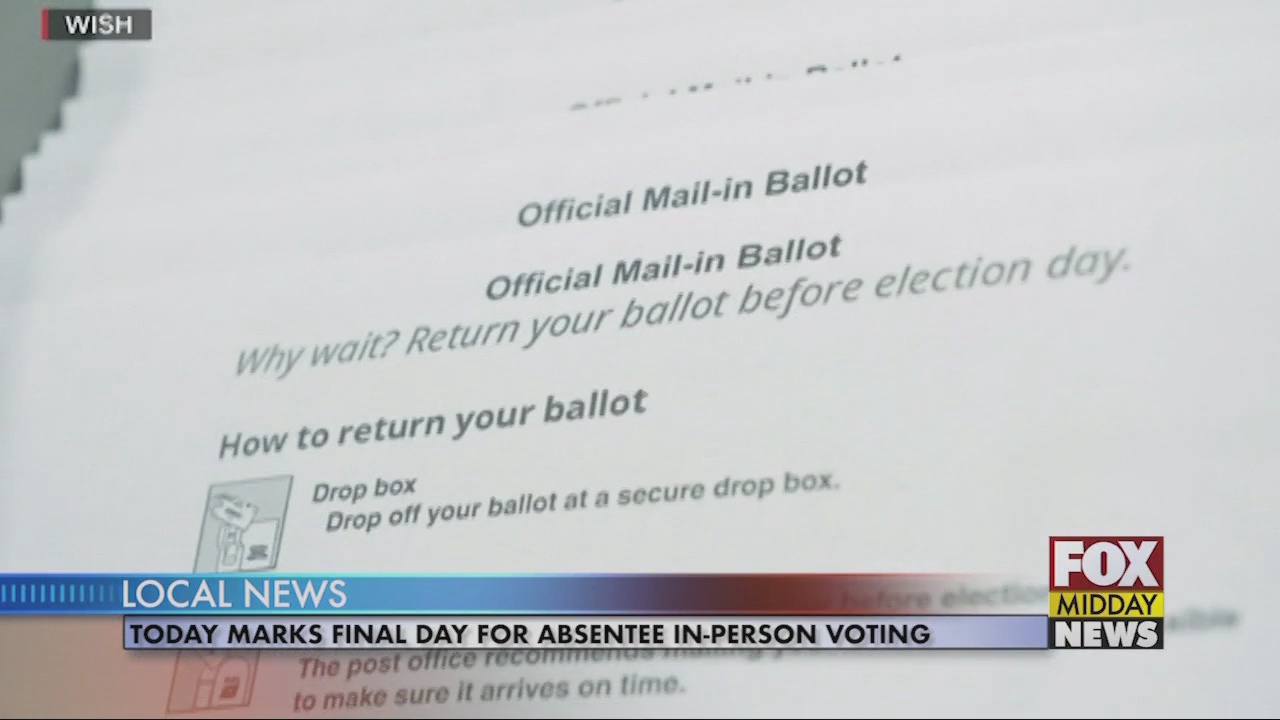 South Carolina Absentee In-Person Voting Ends Today - WFXB