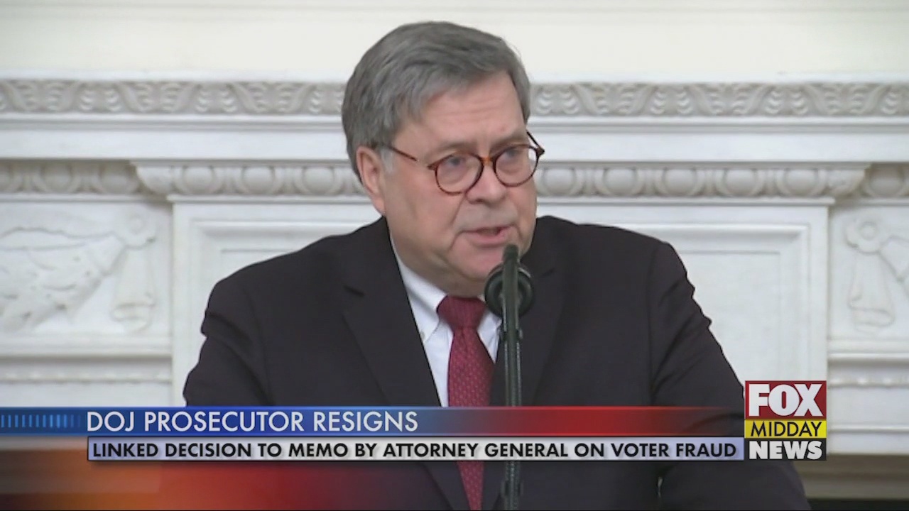 Top DOJ Prosecutor Resigns After Attorney General Issues Memo on Voter ...