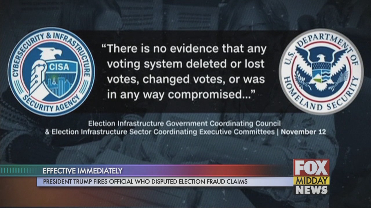 President Trump Fires Director of Homeland Security Agency Who Disputed ...